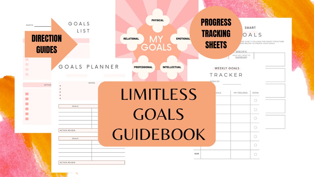 Limitless Goals Workbook Guide Worksheet Planner Book Assessment - Etsy