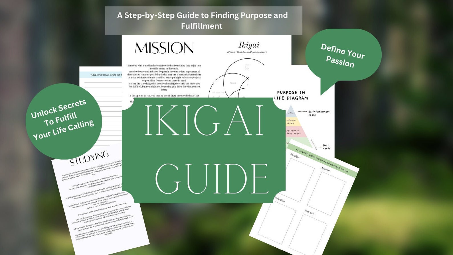 Step by Step Ikigai Guide Finding Purpose and Fulfillment Guide ...