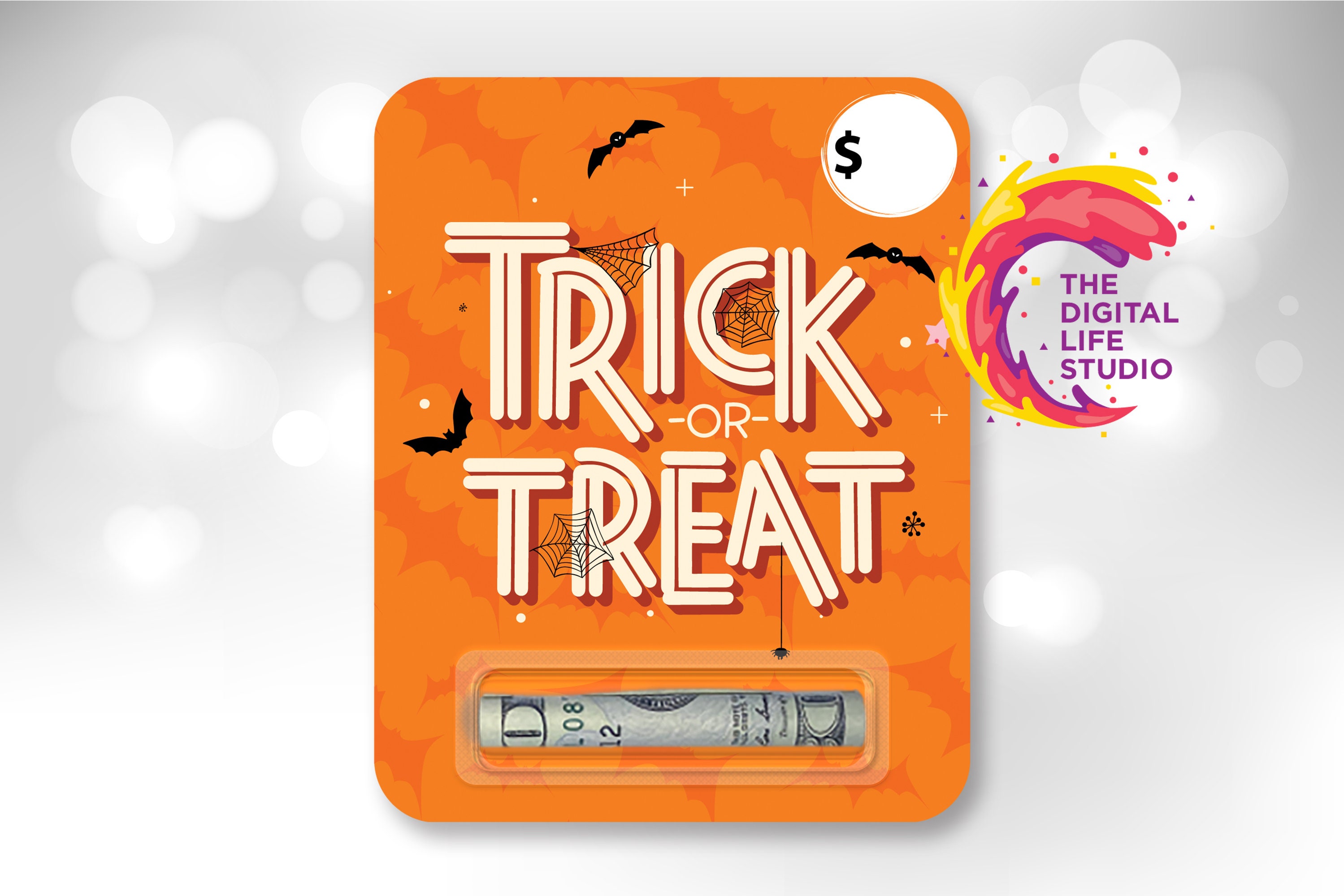 Halloween Money Card Bundle, Money Card PNG, Money Card Design ...