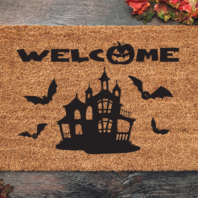 Halloween Door Mat - Etsy