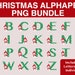 Christmas Alphabet Letters, Christmas Alphabet Bundle,reindeer Png ...