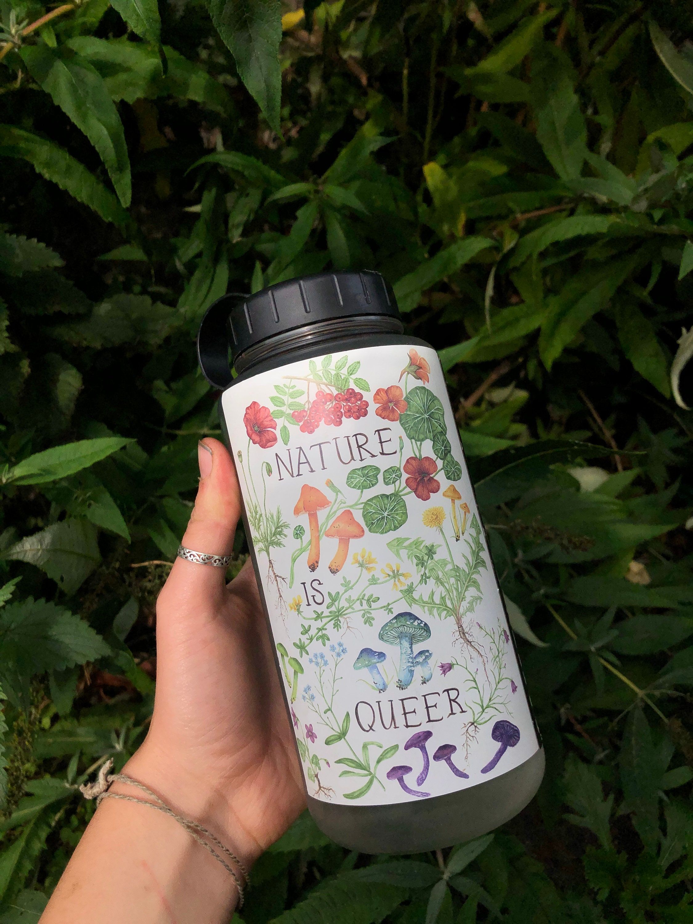 Nature is Queer Sticker | Waterproof A6 - Etsy