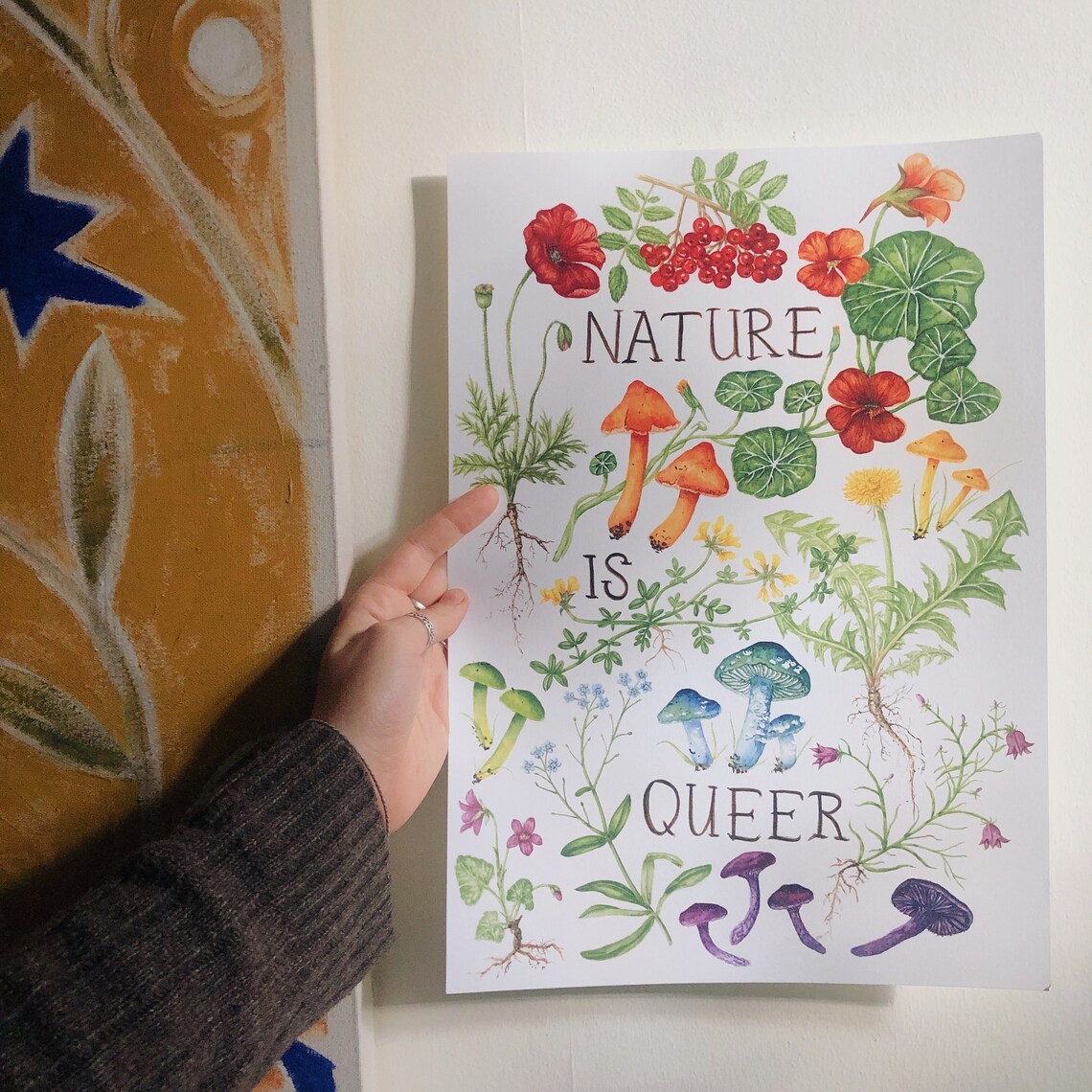 Nature is Queer LGBTQIA Print A3 Size - Etsy