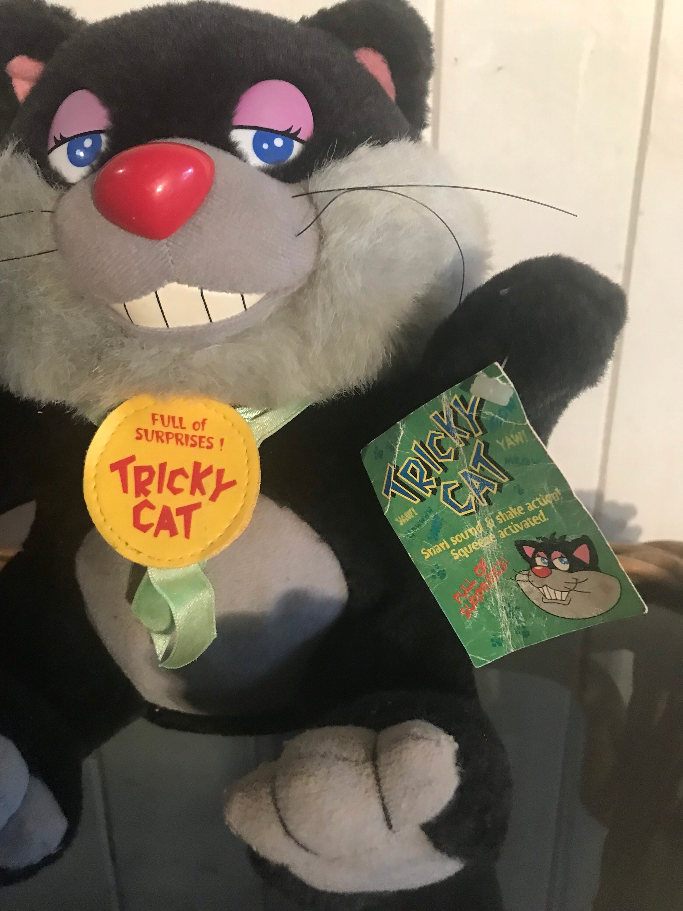 Vintage 1997 Tricky Cat Animatronic Plush Toy With Tag - Etsy