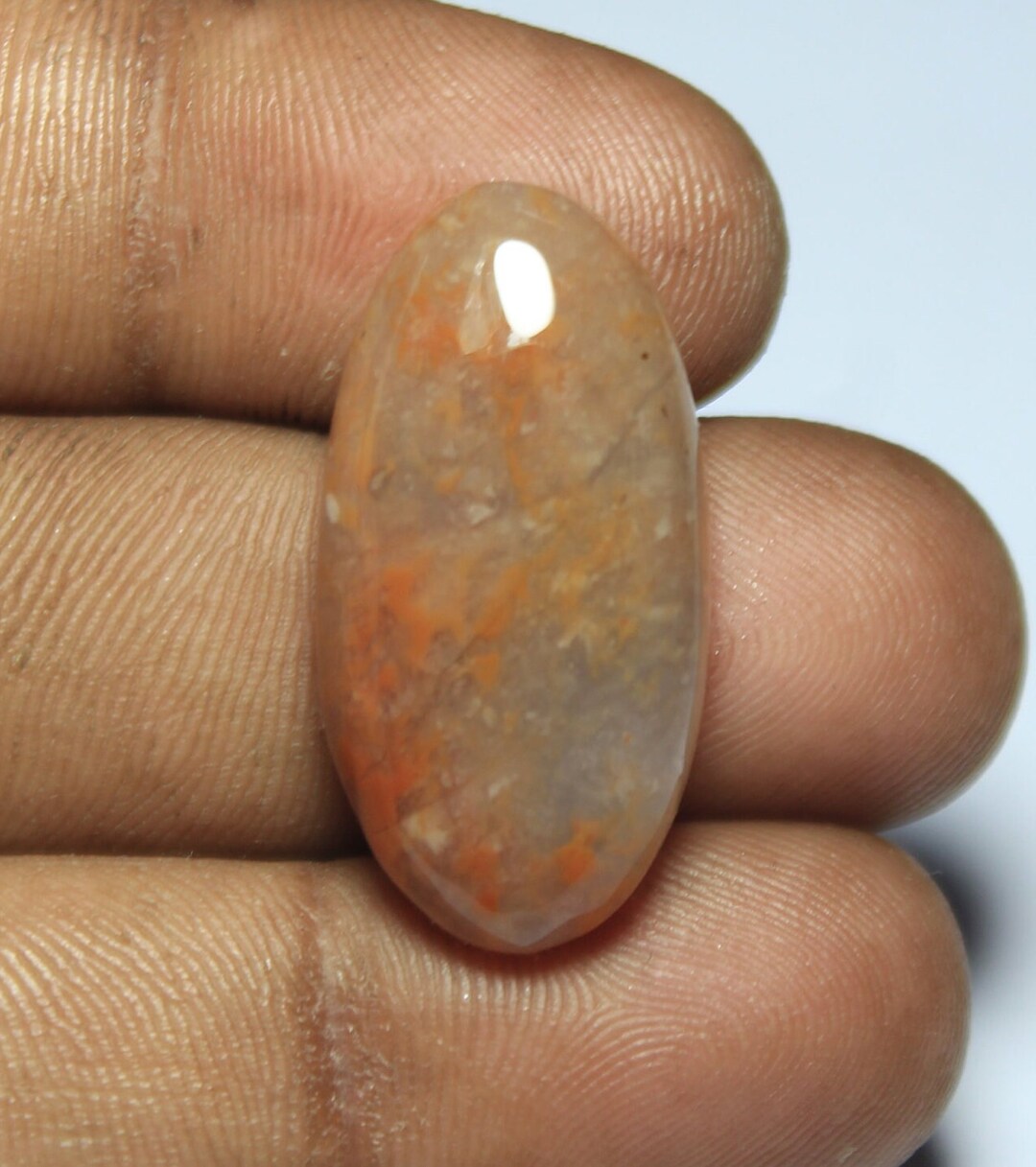 Natural Red Moss Agate Cabochons,red Moss Agate Gemstone,red Moss Agate ...