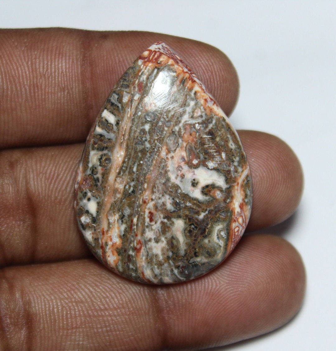 Natural Leopard Skin Jasper Cabochon Natural Gemstone - Etsy