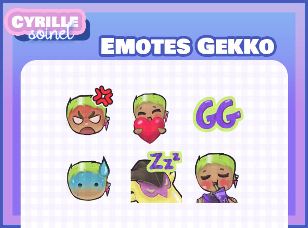 GEKKO Valorant-Emotes - Etsy.de