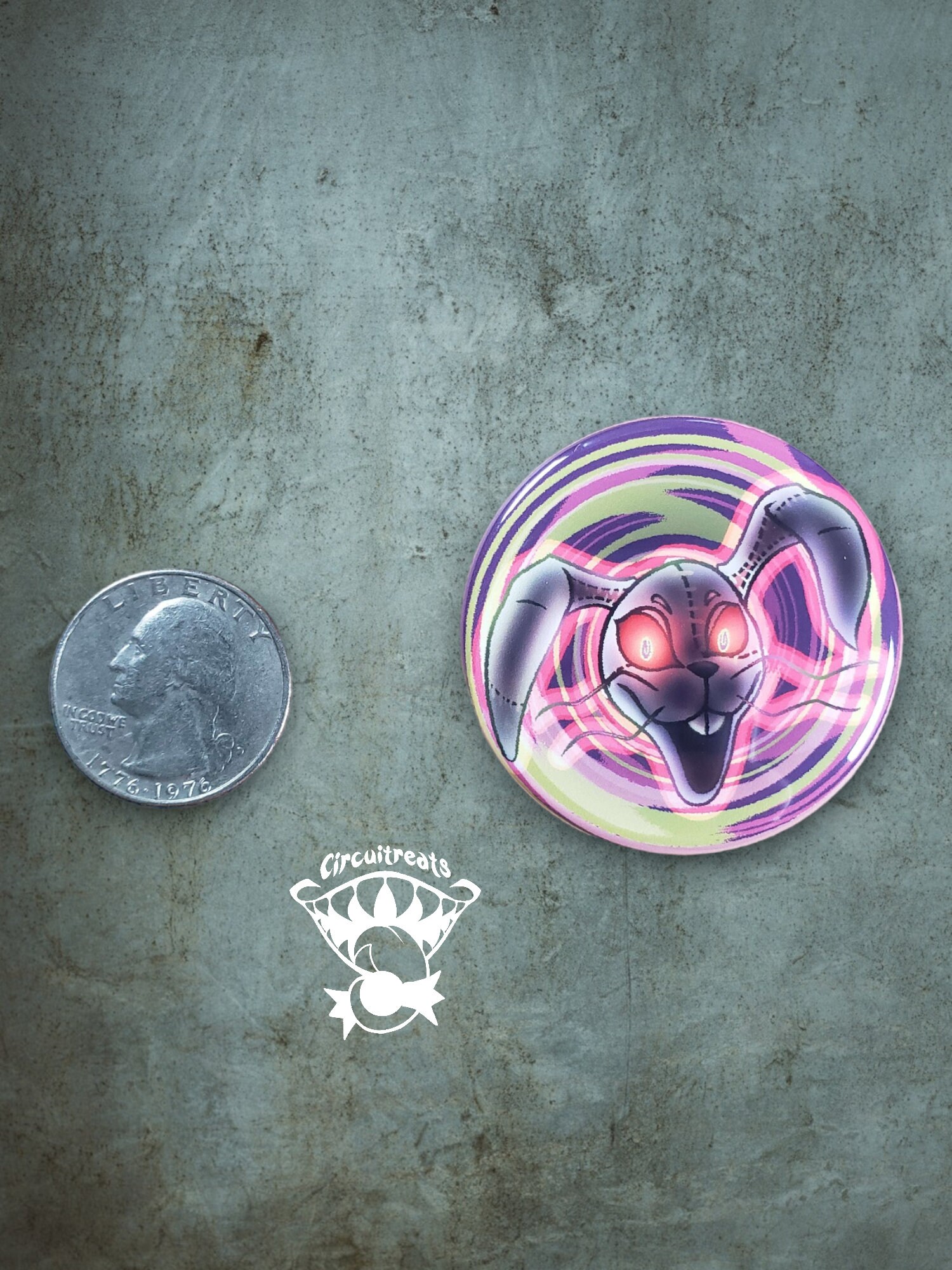 FNAF Button Badge 1.75in Springtrap Glitchtrap Vanny Springbonnie Video ...