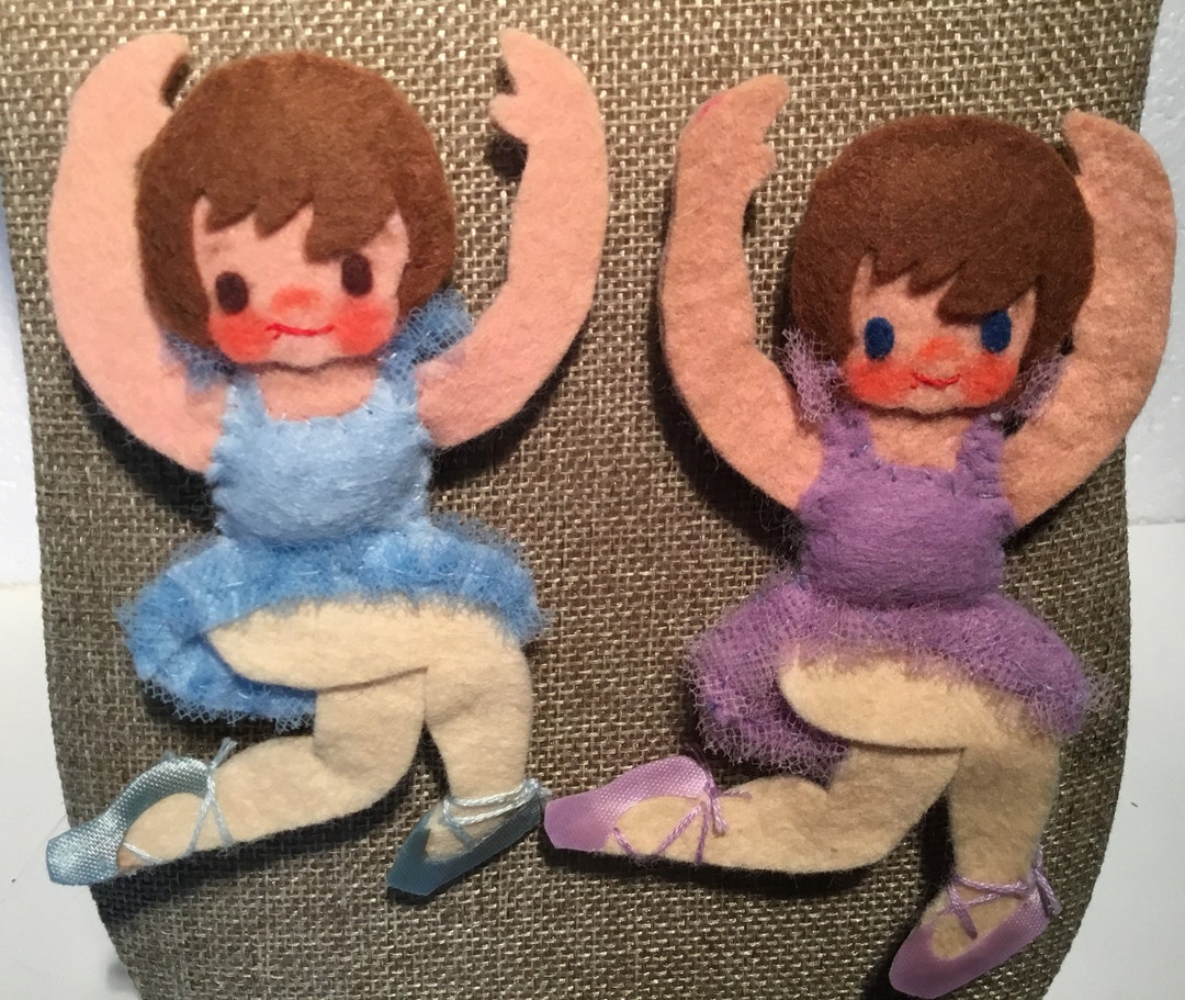 Tiny Dancer Ballet Stuffed Felt Holiday Figurine Ornament - Etsy