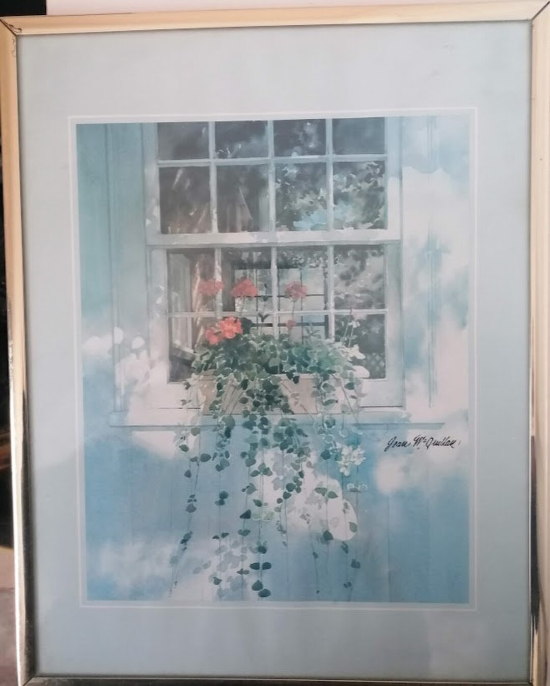 Jean Mcquillan Print Flowers in A Window Box - Etsy