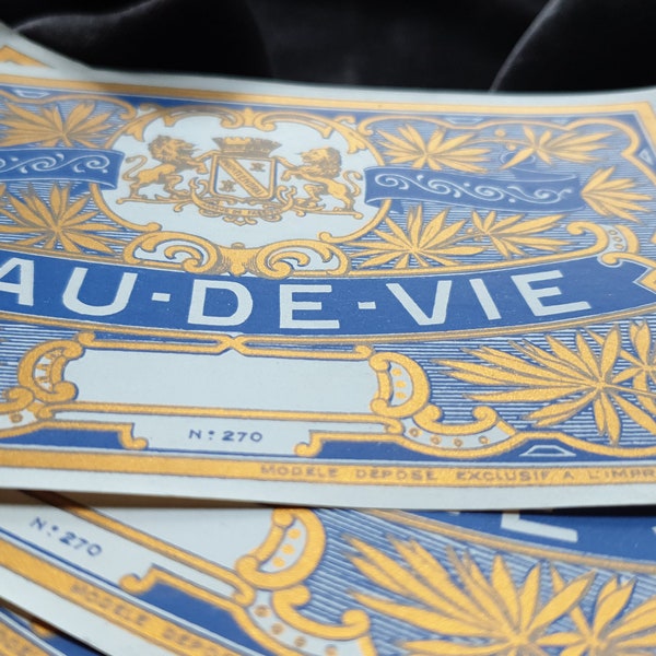Antique French Label - Etsy
