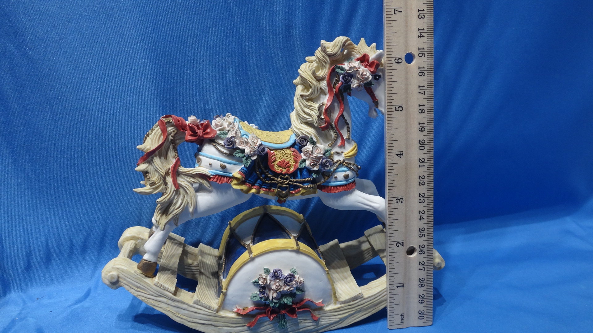 Westland Musical Rocking Horse Figurines - Etsy
