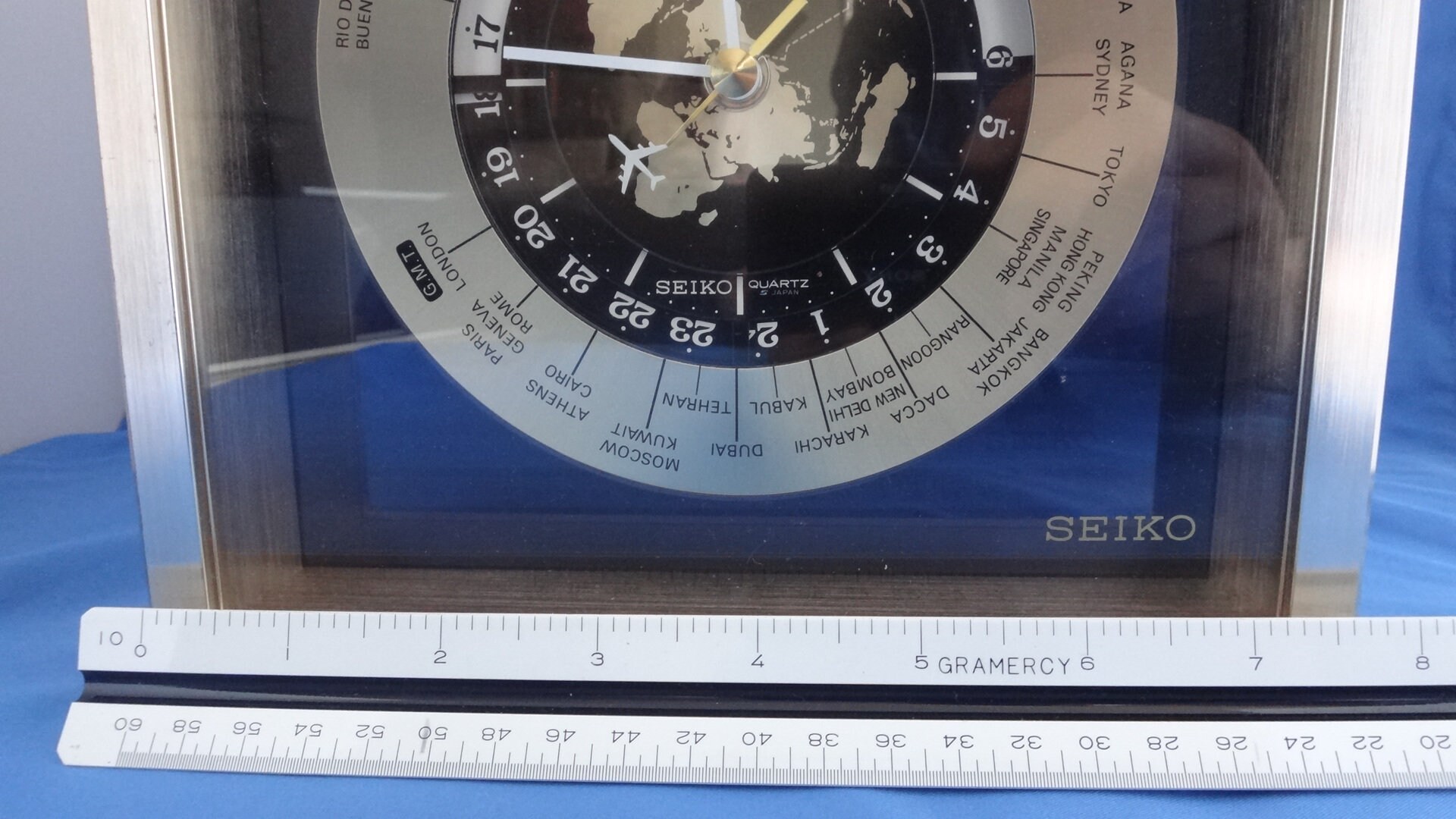 Seiko Quartz World Clock - Etsy