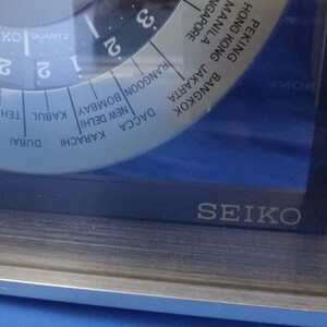 Seiko Quartz World Clock - Etsy