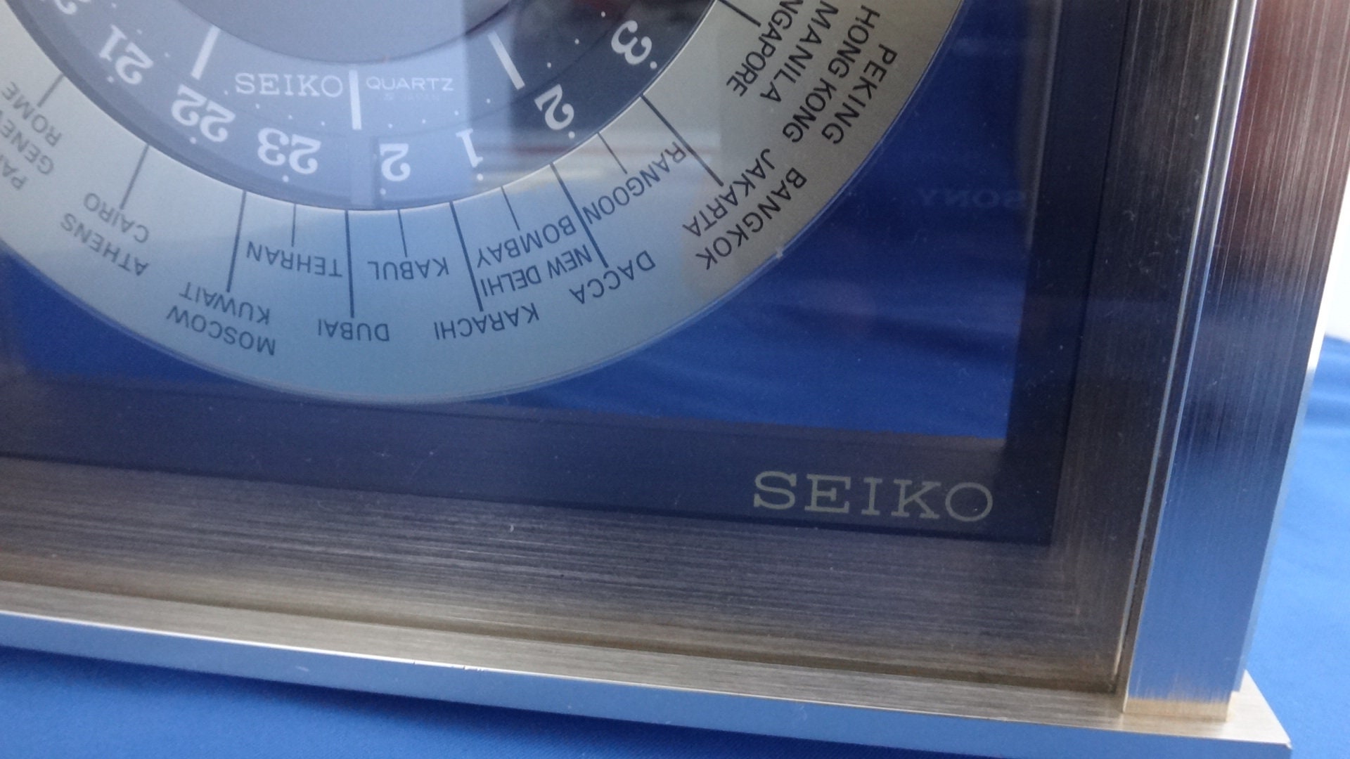 Seiko Quartz World Clock - Etsy