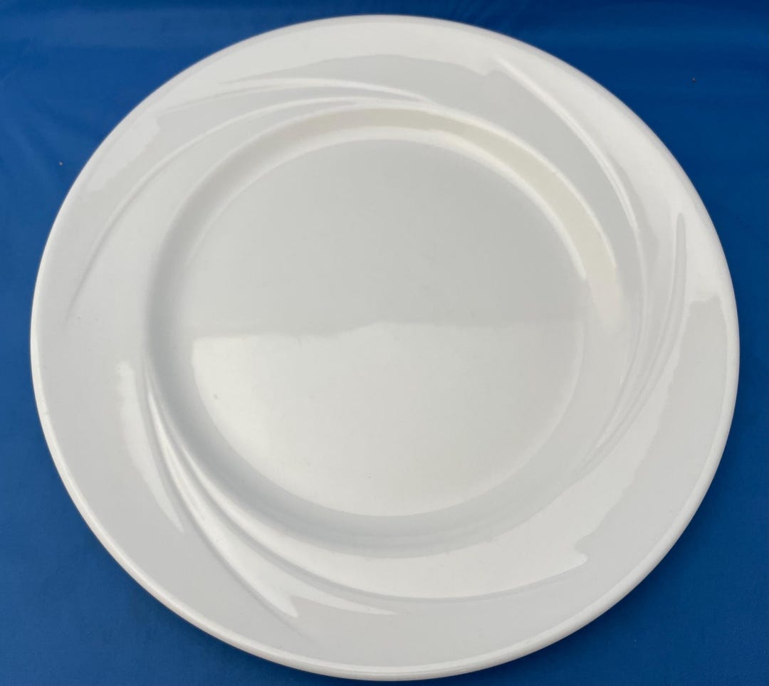Steelite International White Dinner Plates England - Etsy