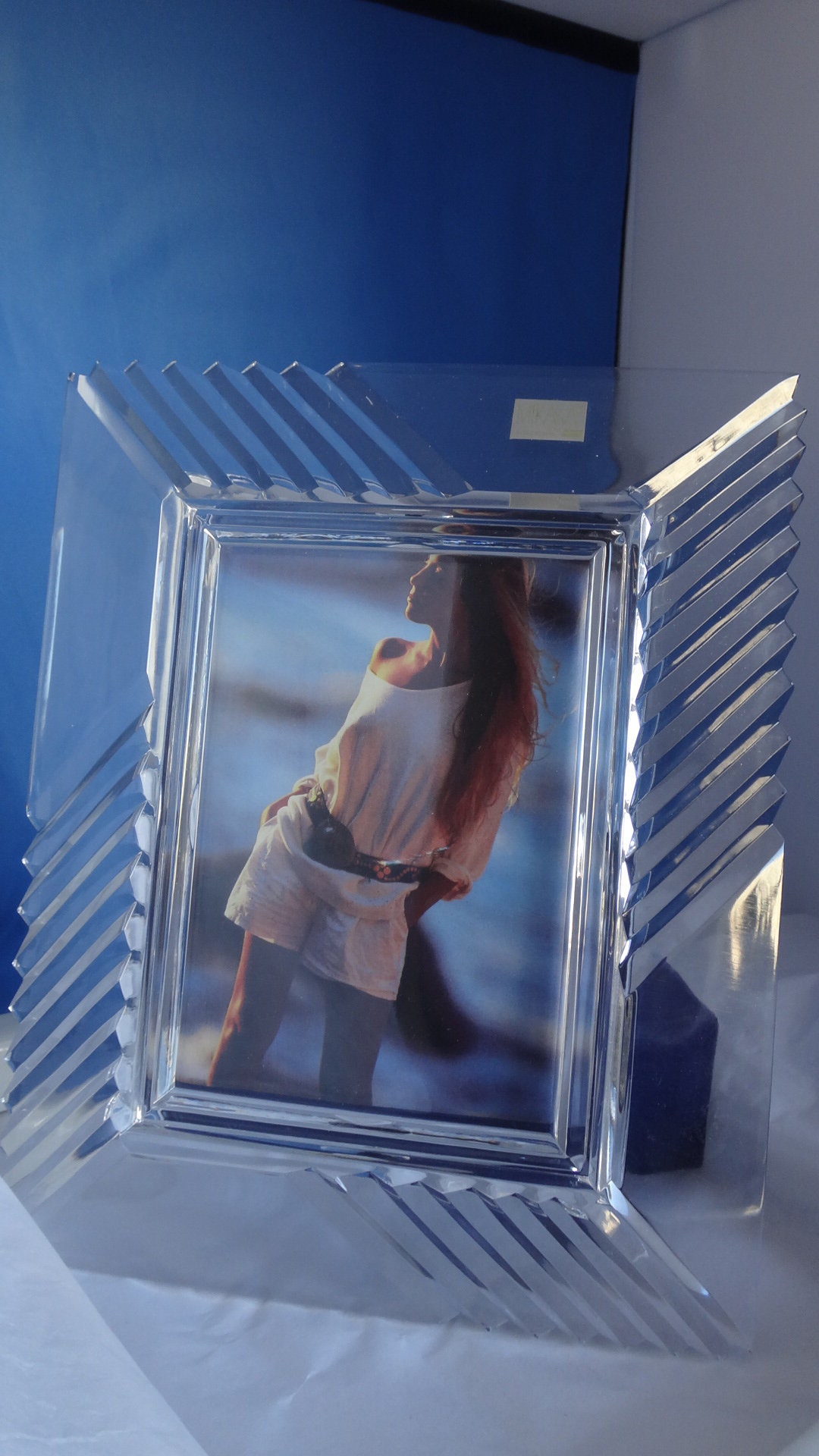 Mikasa Crystal Pinwheel Picture Frame - Etsy