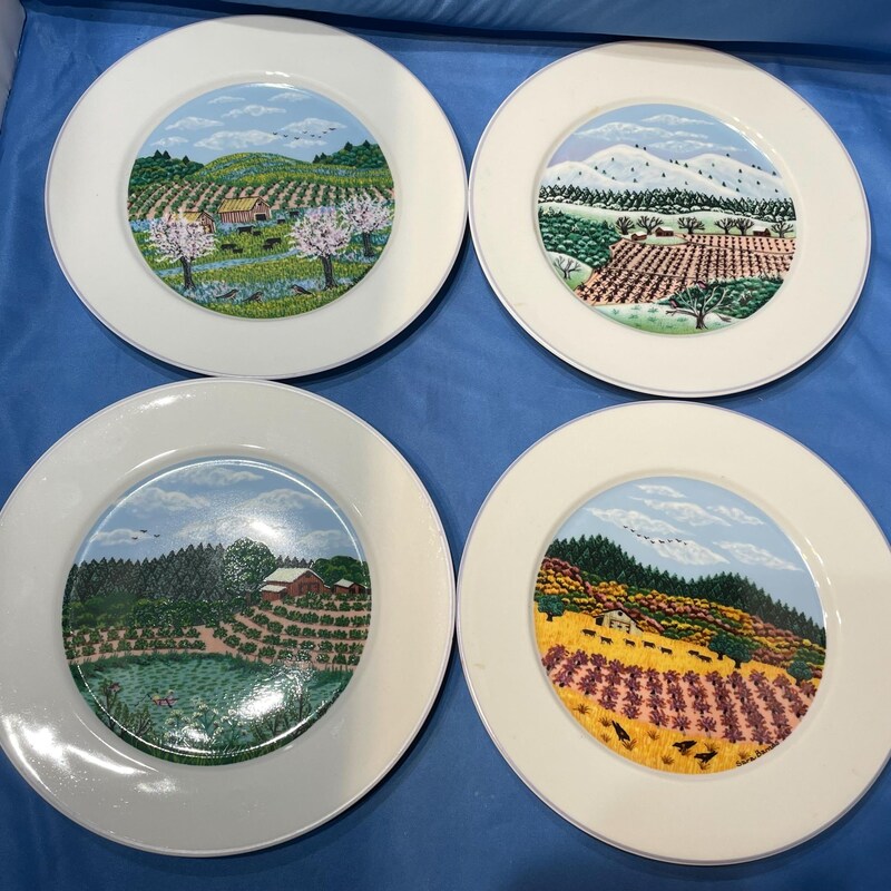Four Seasons Plate - Etsy