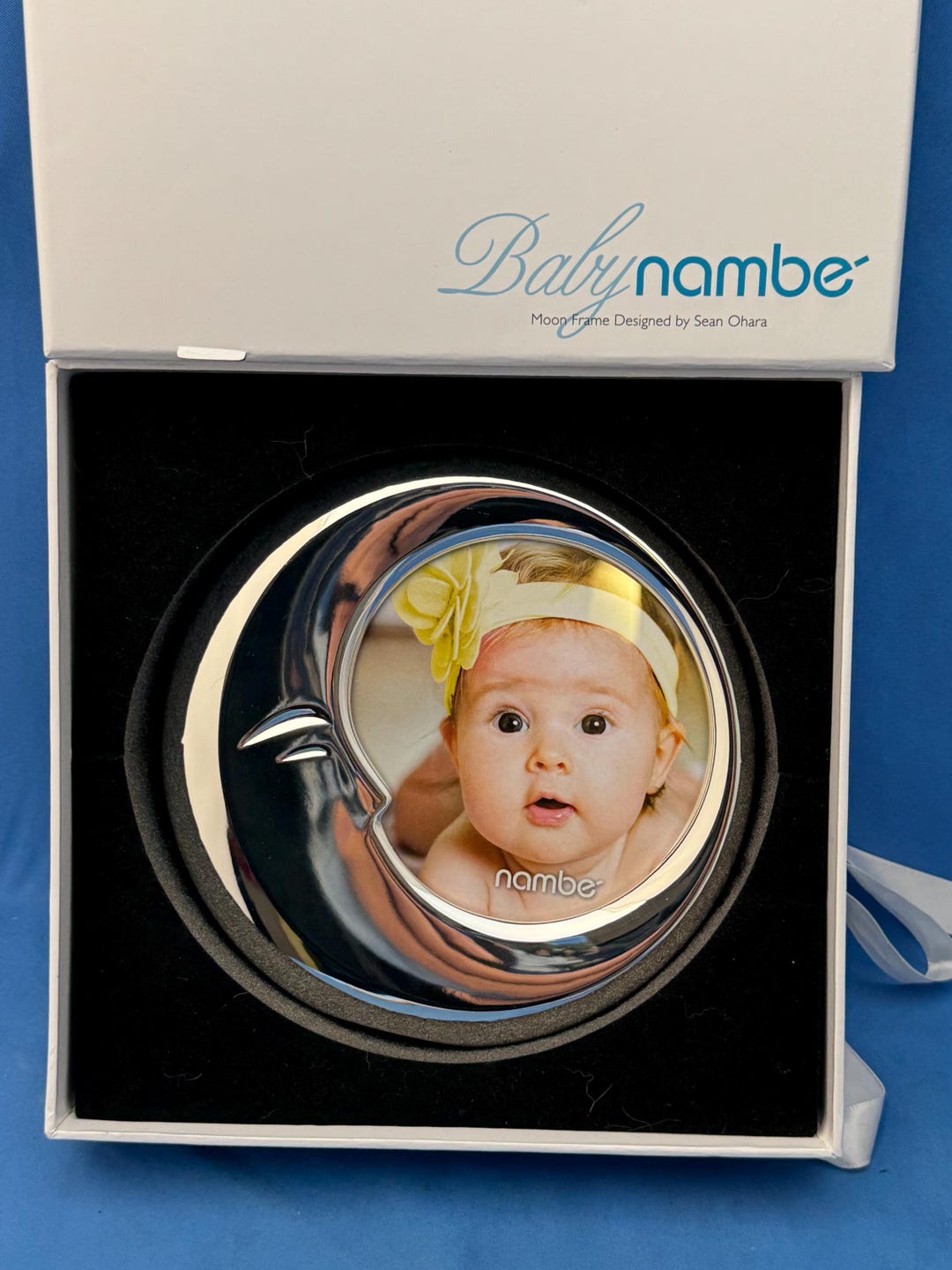 Nambe Baby Moon Silver Plate Frame - Etsy