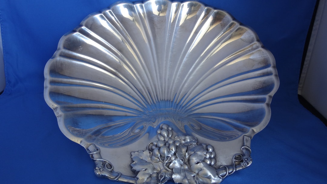 Reed & Barton 200 Silver-plated Seashell Plate - Etsy