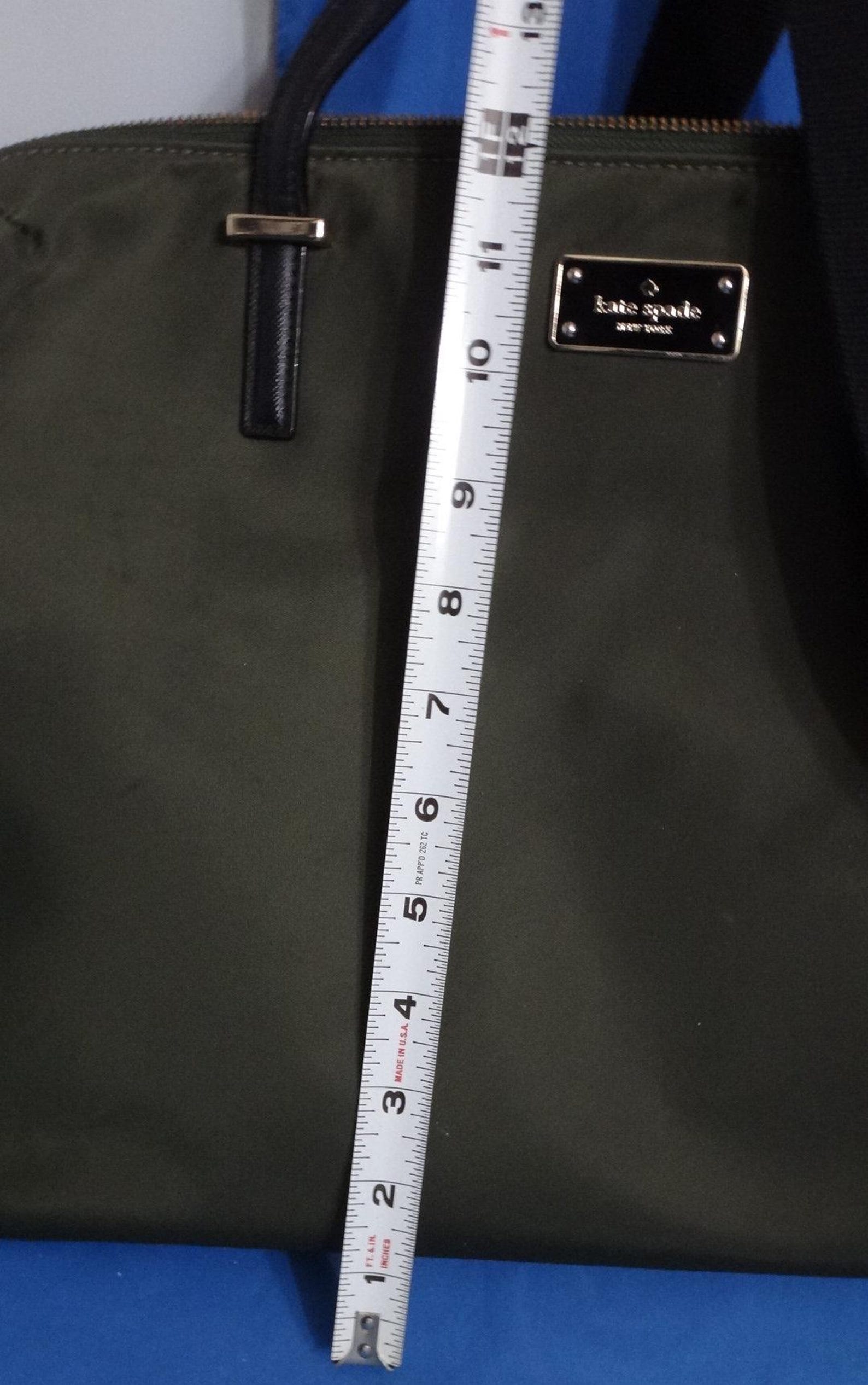 Kate Spade Army Green Travel Bag With Crossbody Strap - Etsy