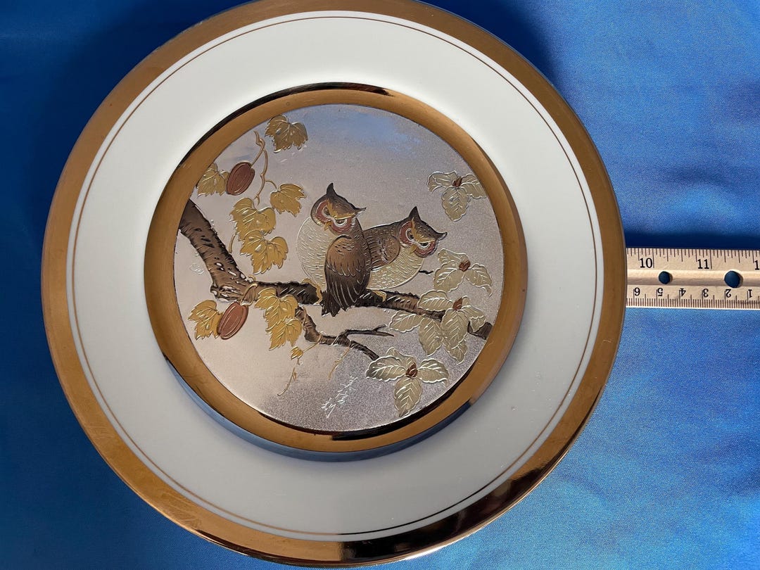 Chokin Collection 6 Plates Japan - Etsy