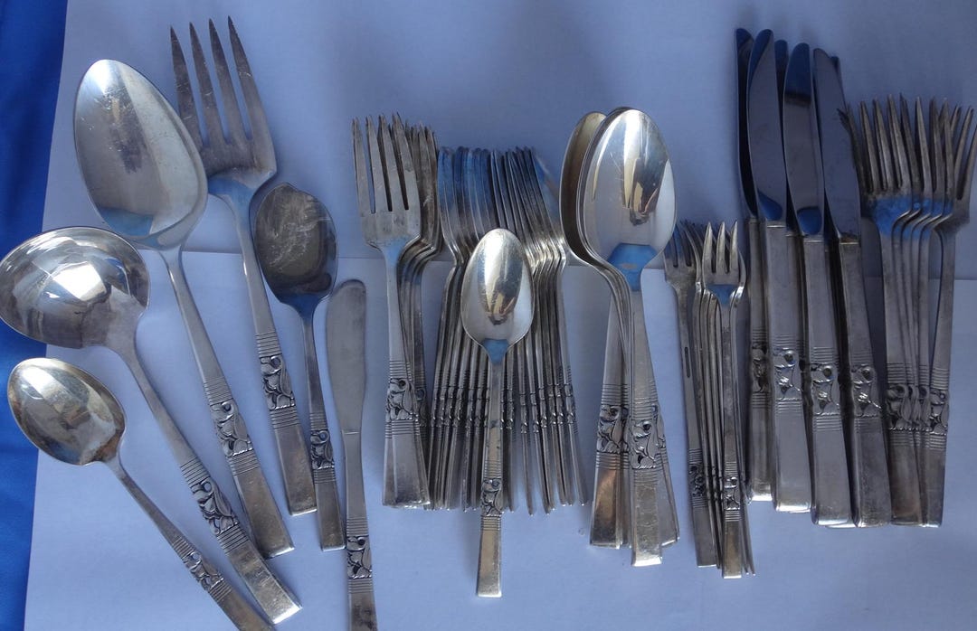 Community Morning Star Silver Plated Flatware 61 Pieces - Etsy