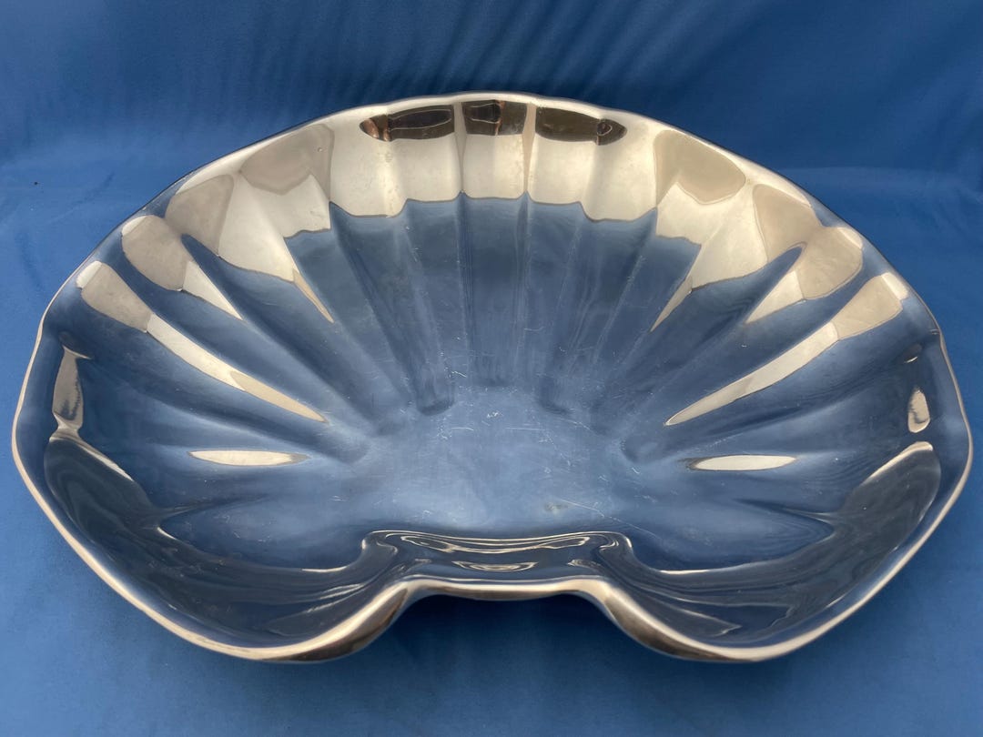 Wilton Company Armetale Maritime Shell Pewter Serving Plate - Etsy