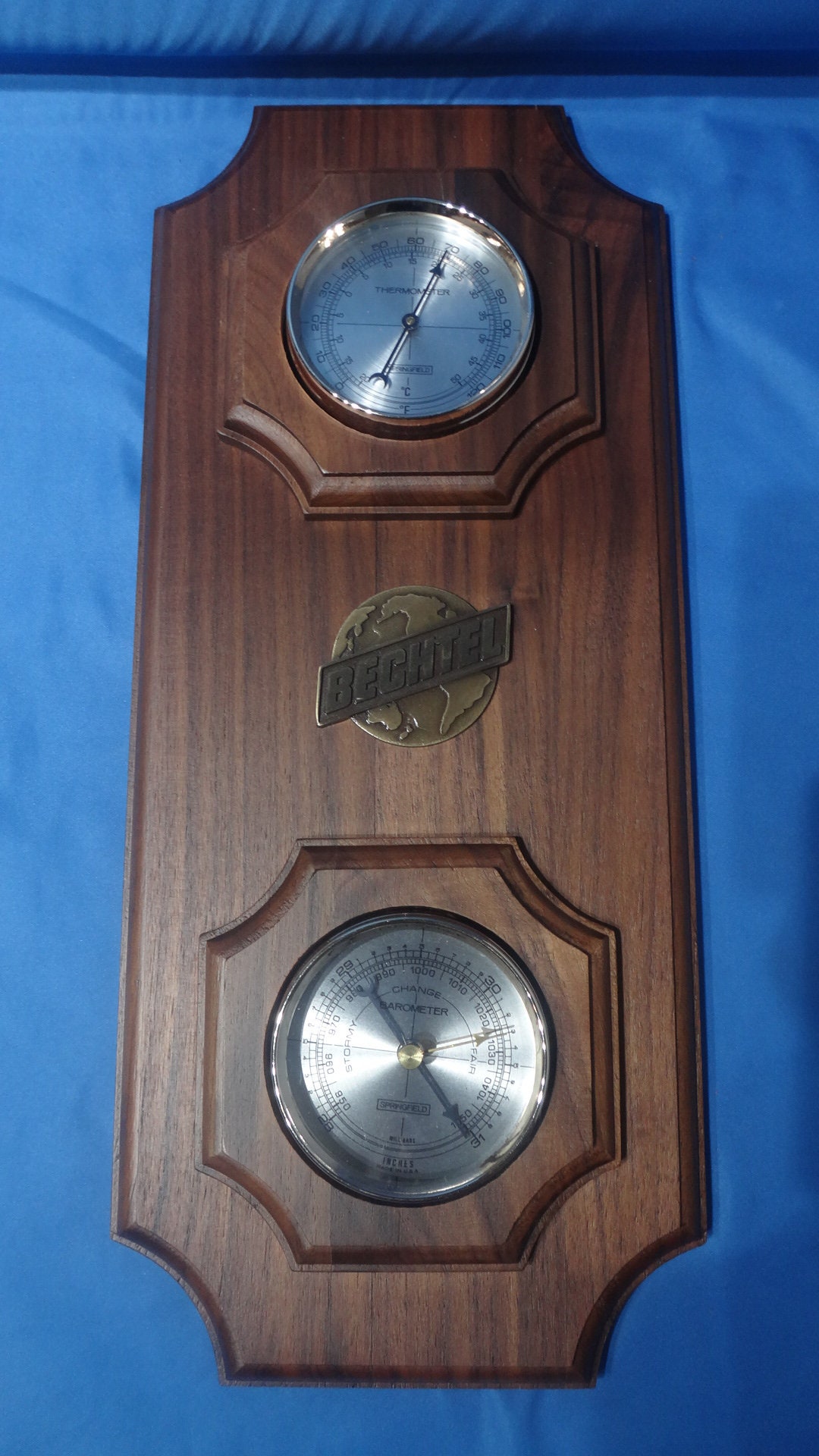 Bechtel Wall Barometer Thermometer by Springfield USA - Etsy