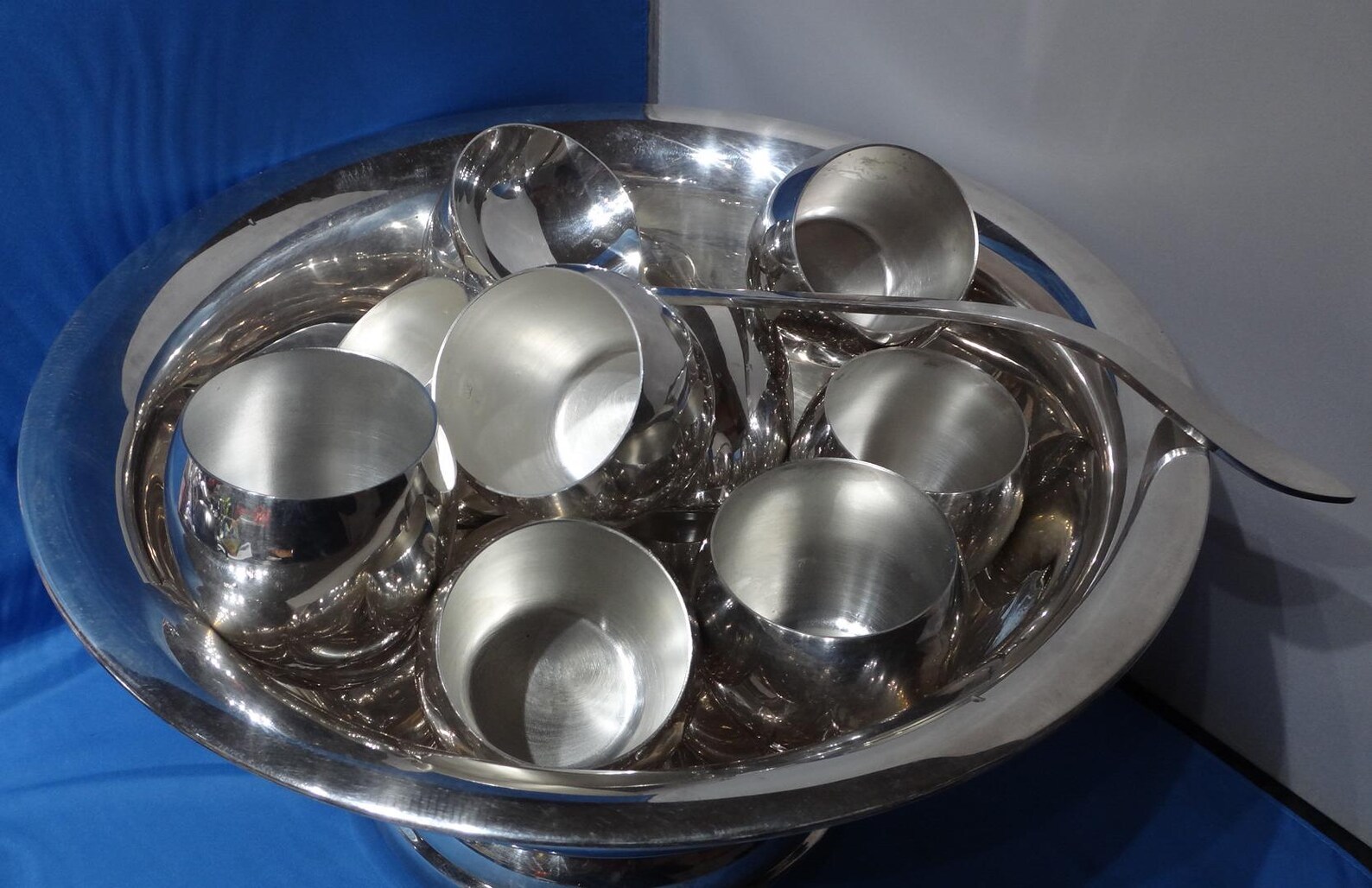 Poole Silver Plated Punch Set - Etsy