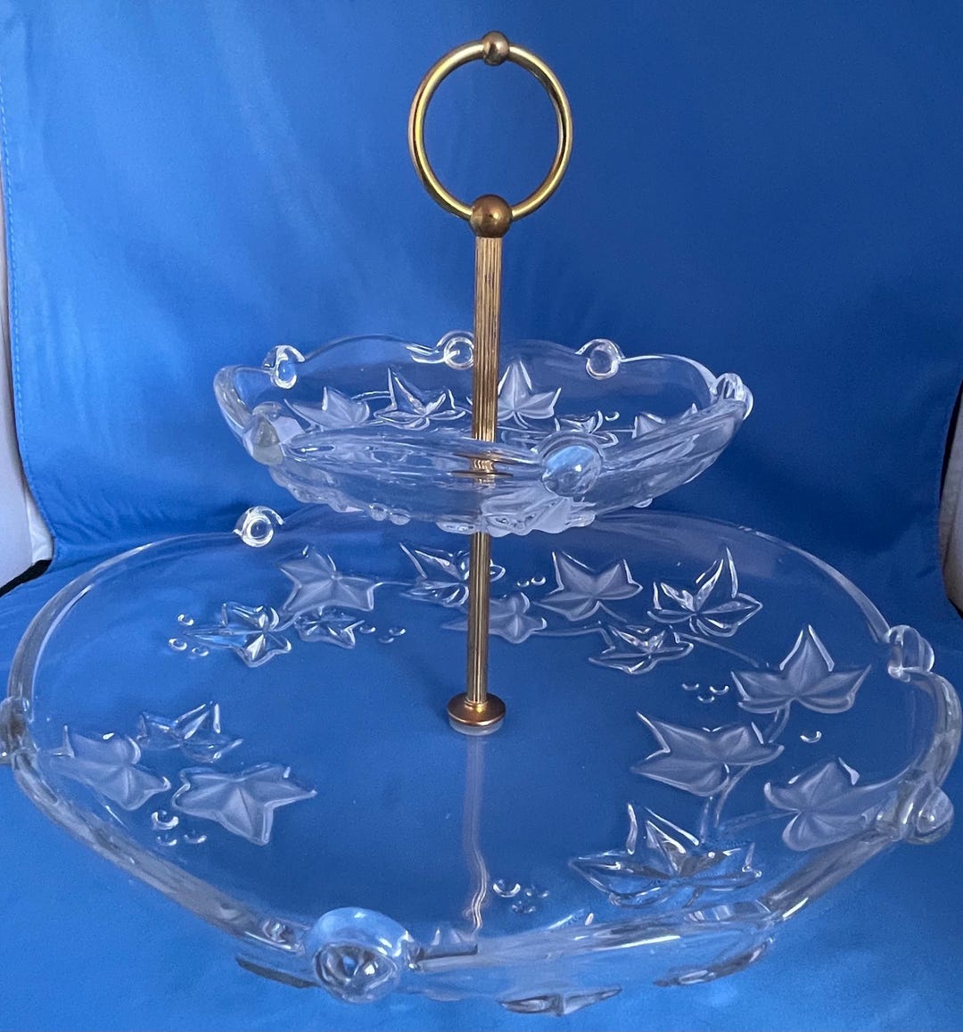 Mikasa Parisian Ivy 2-tier Tidbit Candy Cookie Server Germany - Etsy