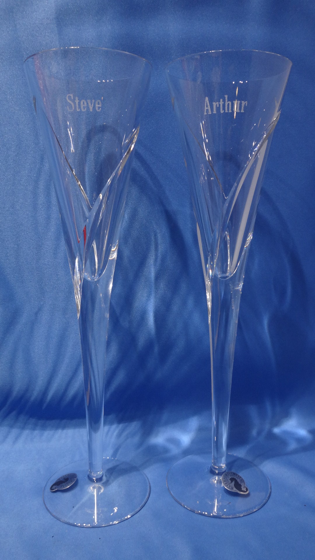 Waterford Crystal Flute Champane Glasses - Etsy