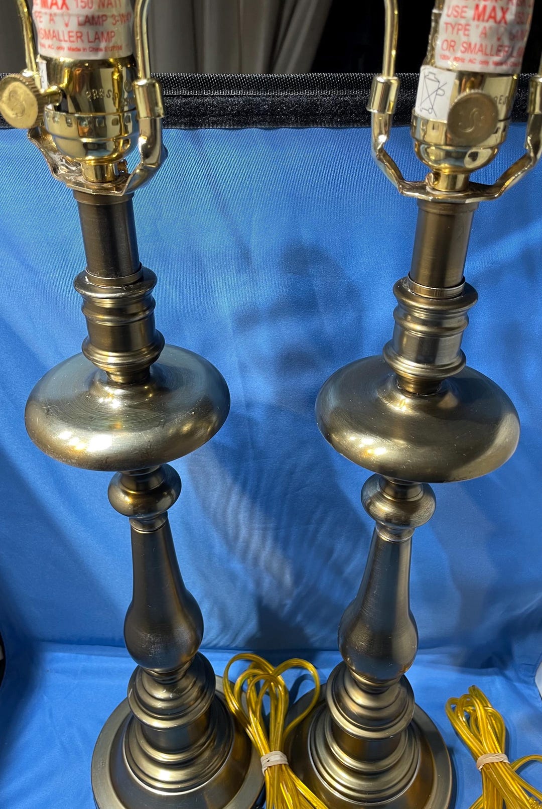 Stiffel Brass 21" Tall Table Lamps - Etsy