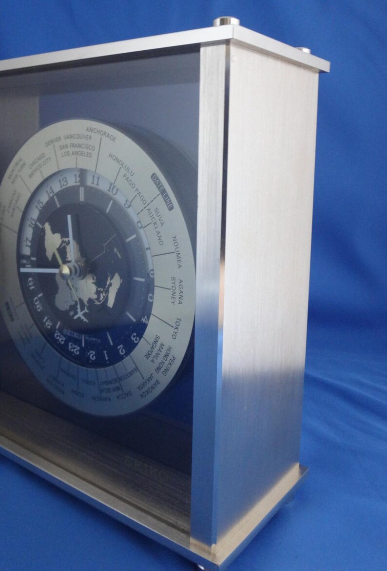Seiko Quartz World Clock - Etsy