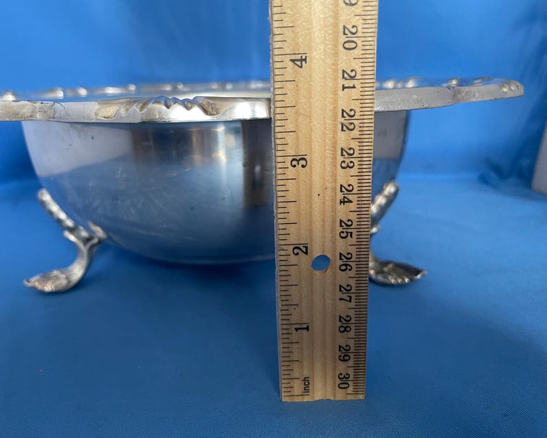 FB Rogers Silver Plate Footed Round Casserole Dish With Lid - Etsy