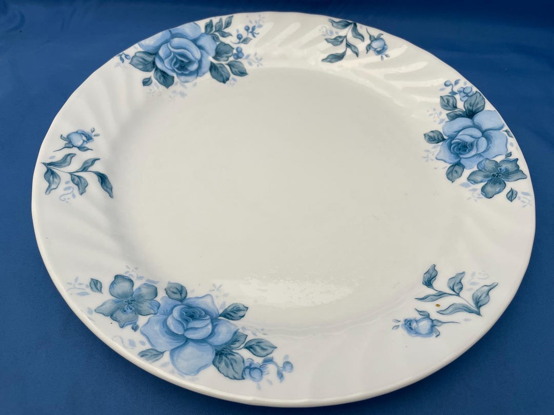Corning Corelle Blue Velvet Dinner Plates - Etsy