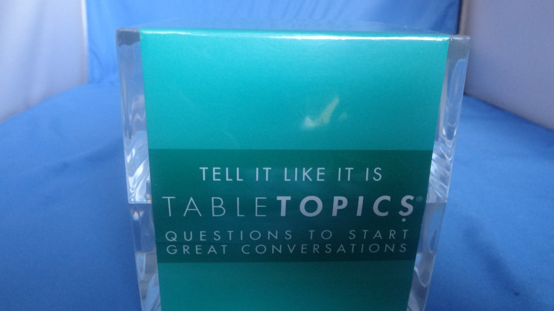 Table Topic Questions to Start a Great Conversation Set of 2 Plus ...