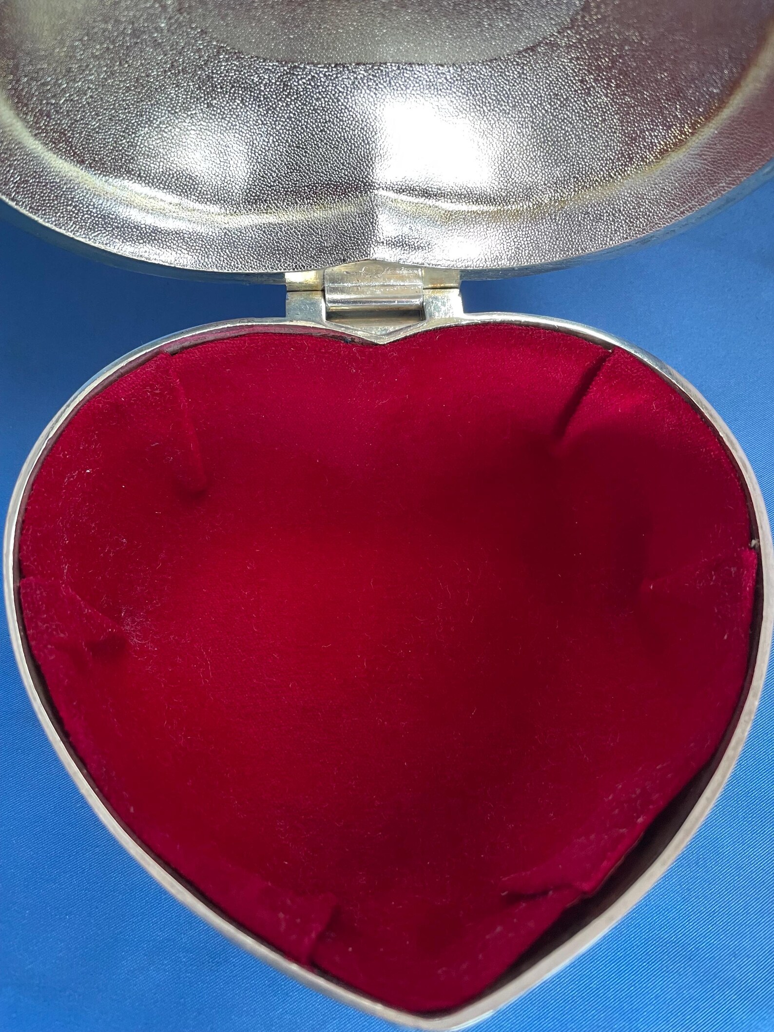 Godinger Heart Shaped Silverplate Jewelry Trinket Box - Etsy