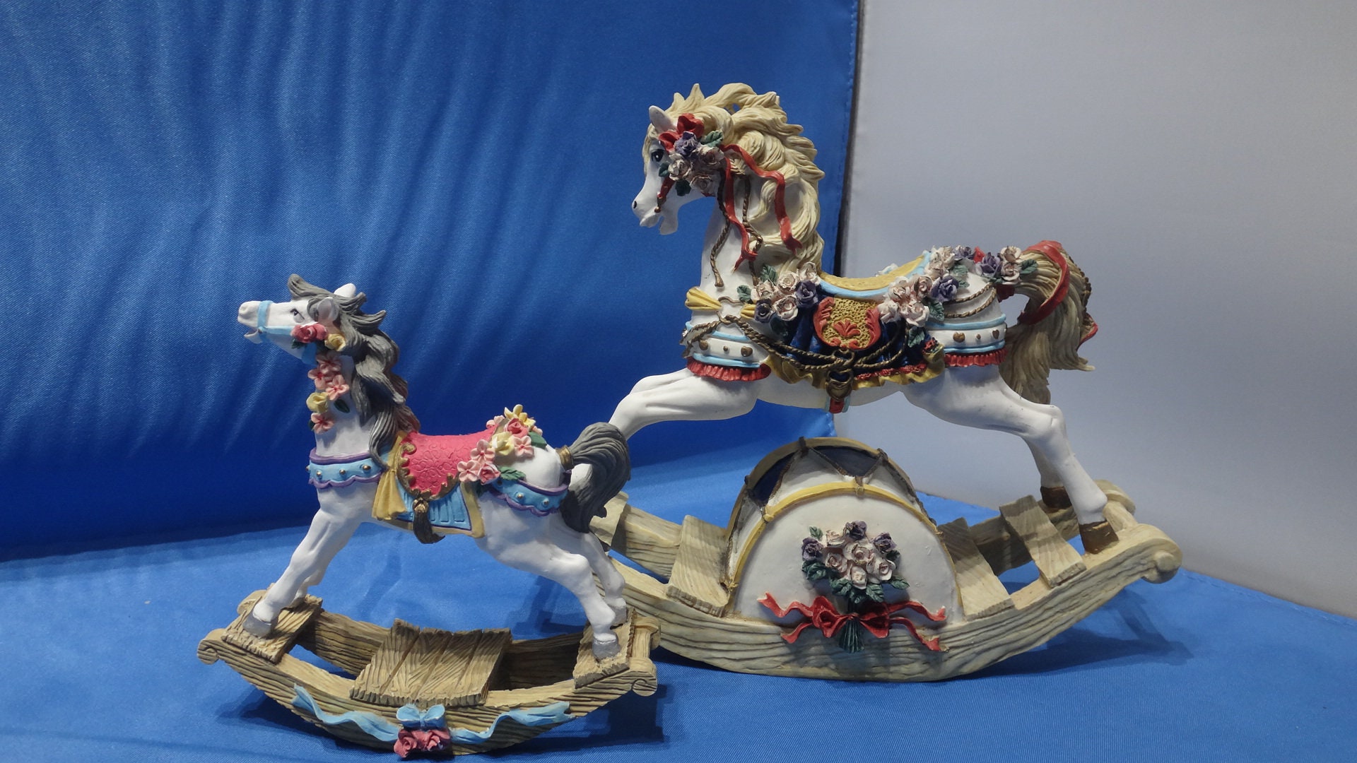 Westland Musical Rocking Horse Figurines - Etsy