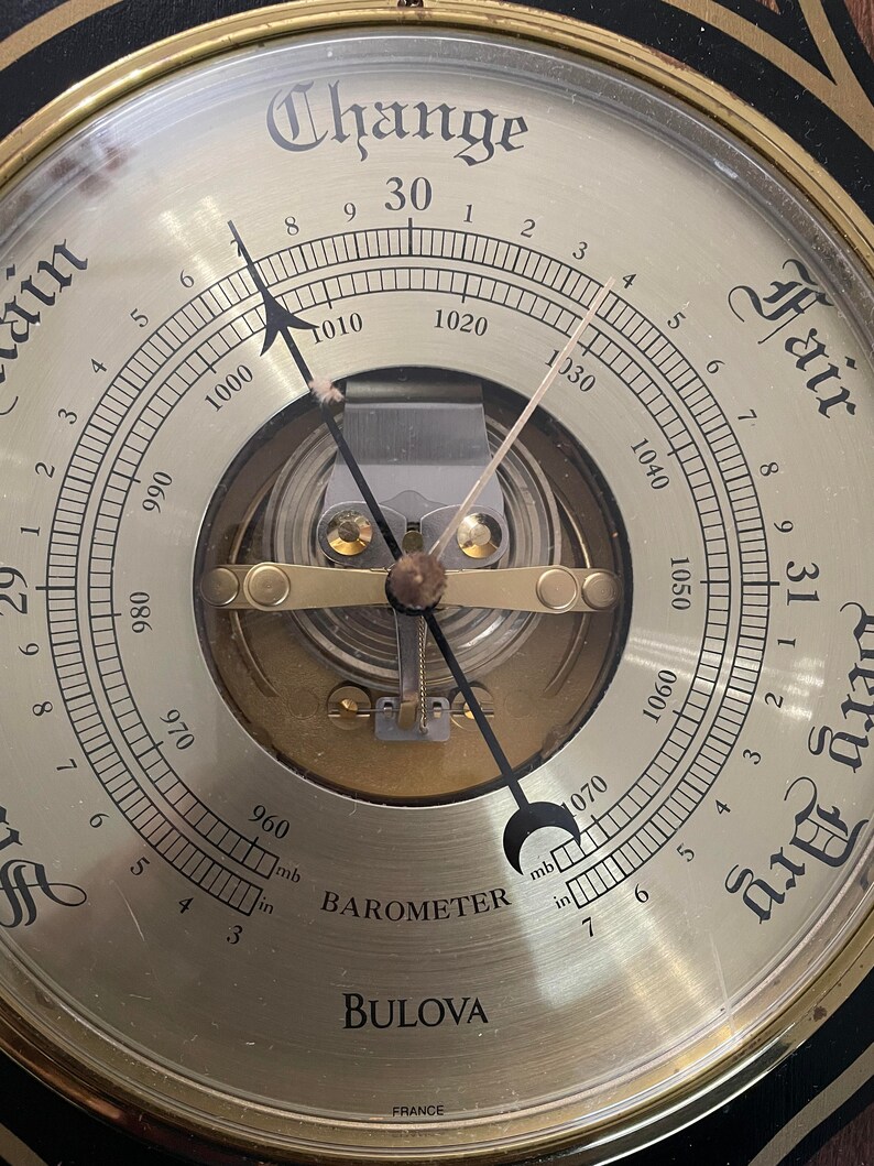 Bulova Quartz Clock and Barometer France - Etsy