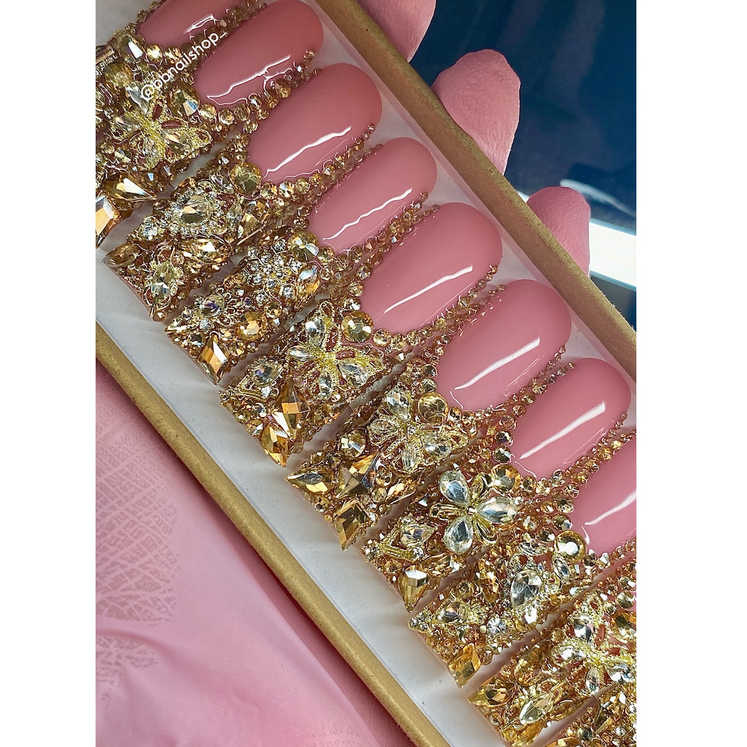 Gold Bling French Set - Etsy