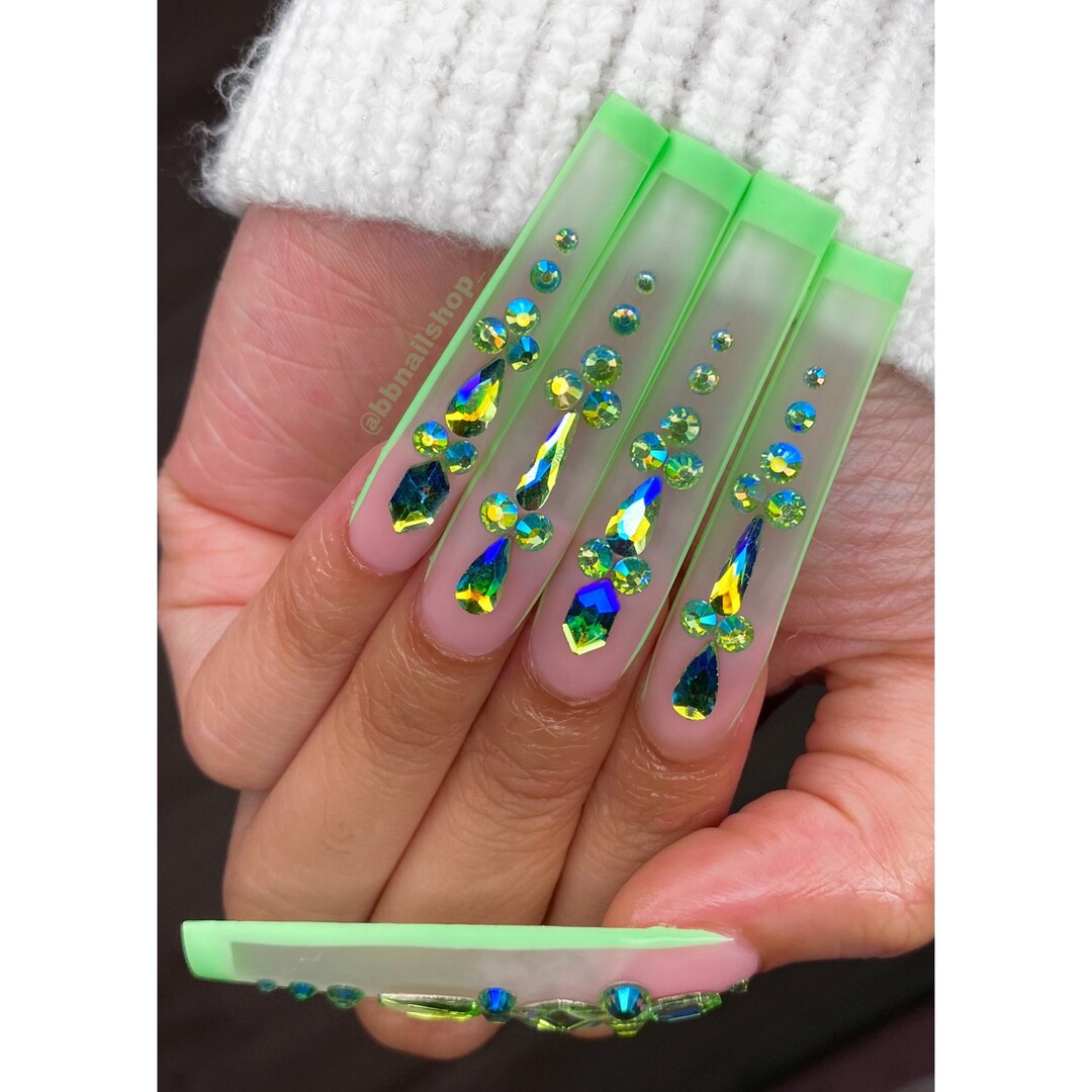 Green Matte Outline Set - Etsy