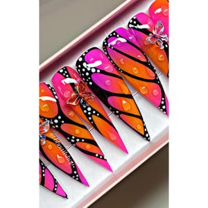 Pink Butterfly Set - Etsy