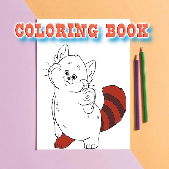 20 Turning Red Coloring Pages for Kids Best Gift for Girls | Etsy