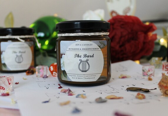 Dungeons and Dragons Dnd D&D Candle the Bard | Etsy