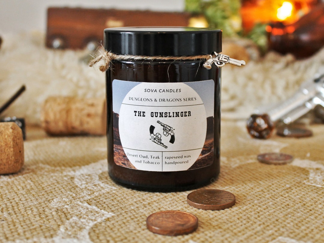 Dungeons and Dragons Dnd D&D Candle the Gunslinger - Etsy