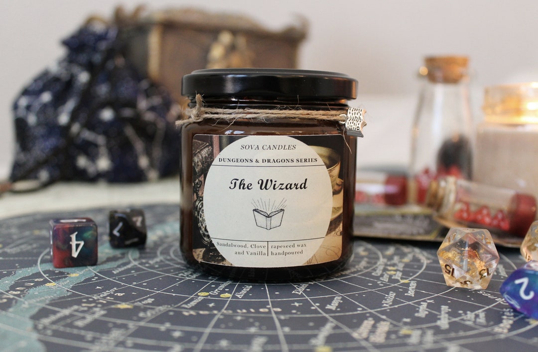 Dungeons and Dragons D&D Dnd Candle the Wizard / the Magician - Etsy