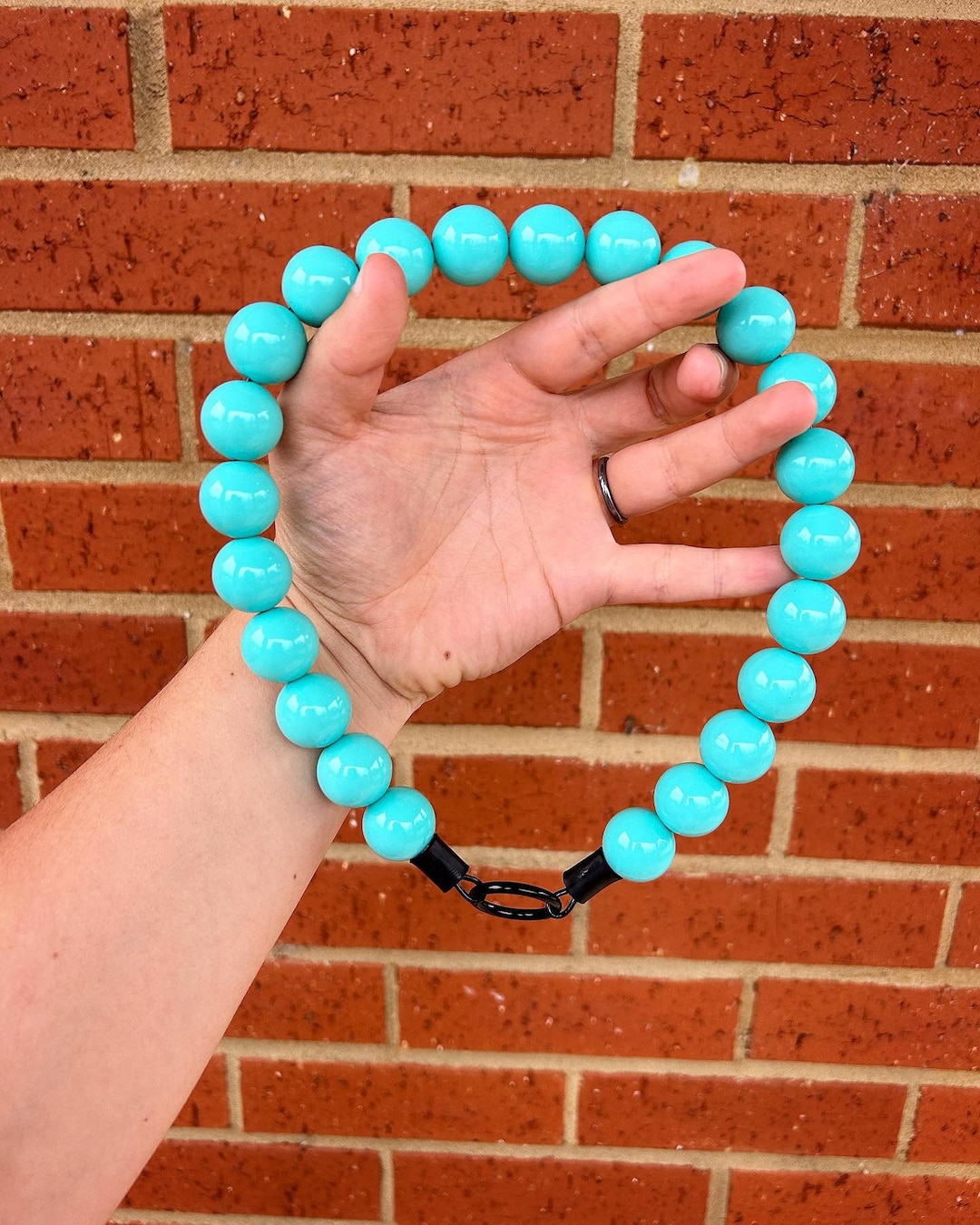 Simply Turquoise - Boy Dog Collar, Beaded Collar, Durable Dog Necklace ...