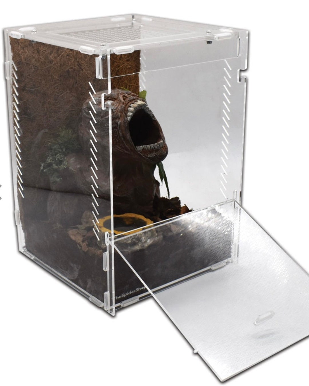 Large Acrylic Terrarium Enclosure Reptile Invert Bugs Isopods Mantis ...