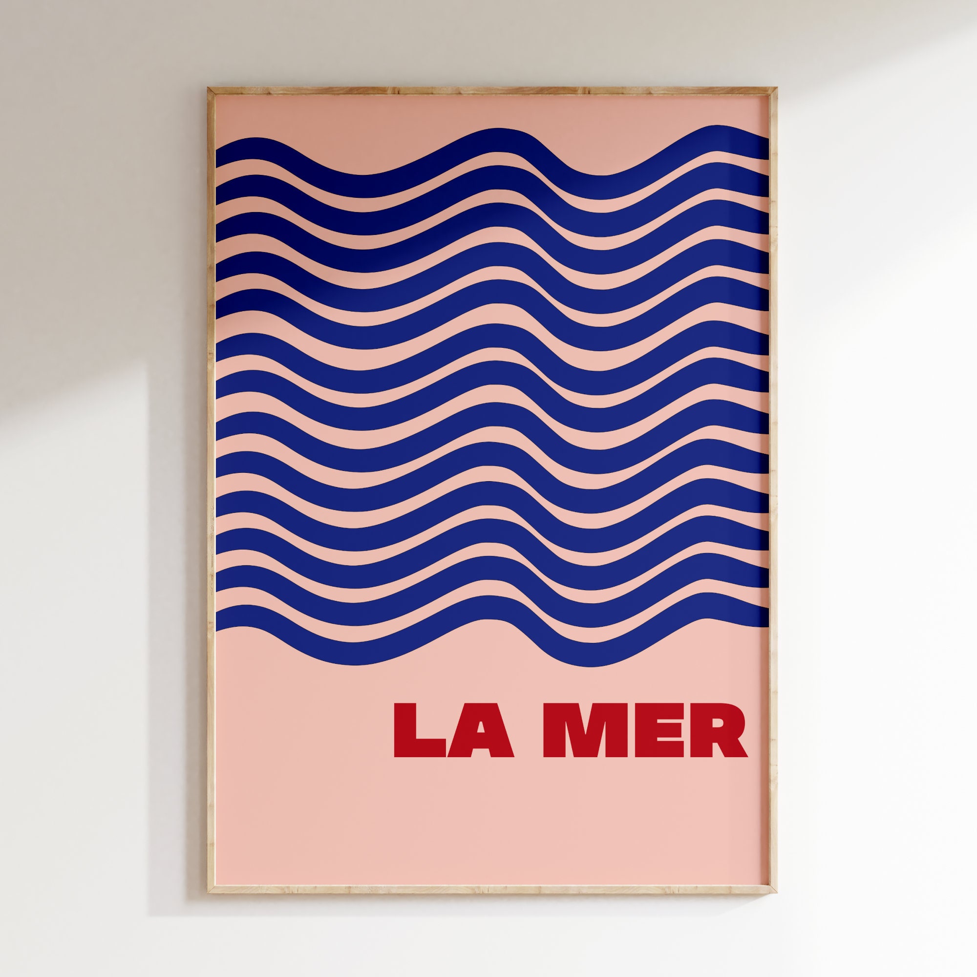 La Mer Beach Wall Art, Sea Print, Nautical Print, Sea Life, sold by ...